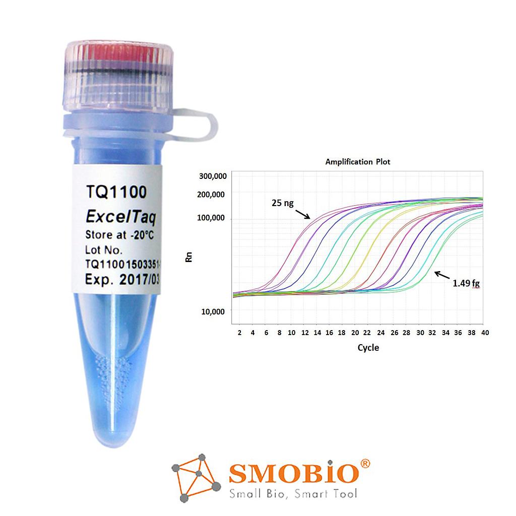[TQ1100] ExcelTaq™ 2X Q-PCR Master Mix (SYBR, no ROX), 200 Rxn
